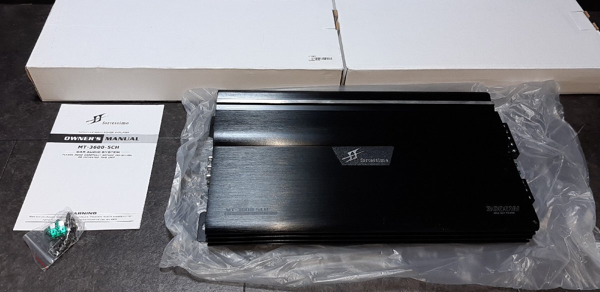 【未使用】04S222 fortessimo パワーアンプ MT-3600-5CH 未使用 の落札情報詳細 - Yahoo!オークション落札 ...