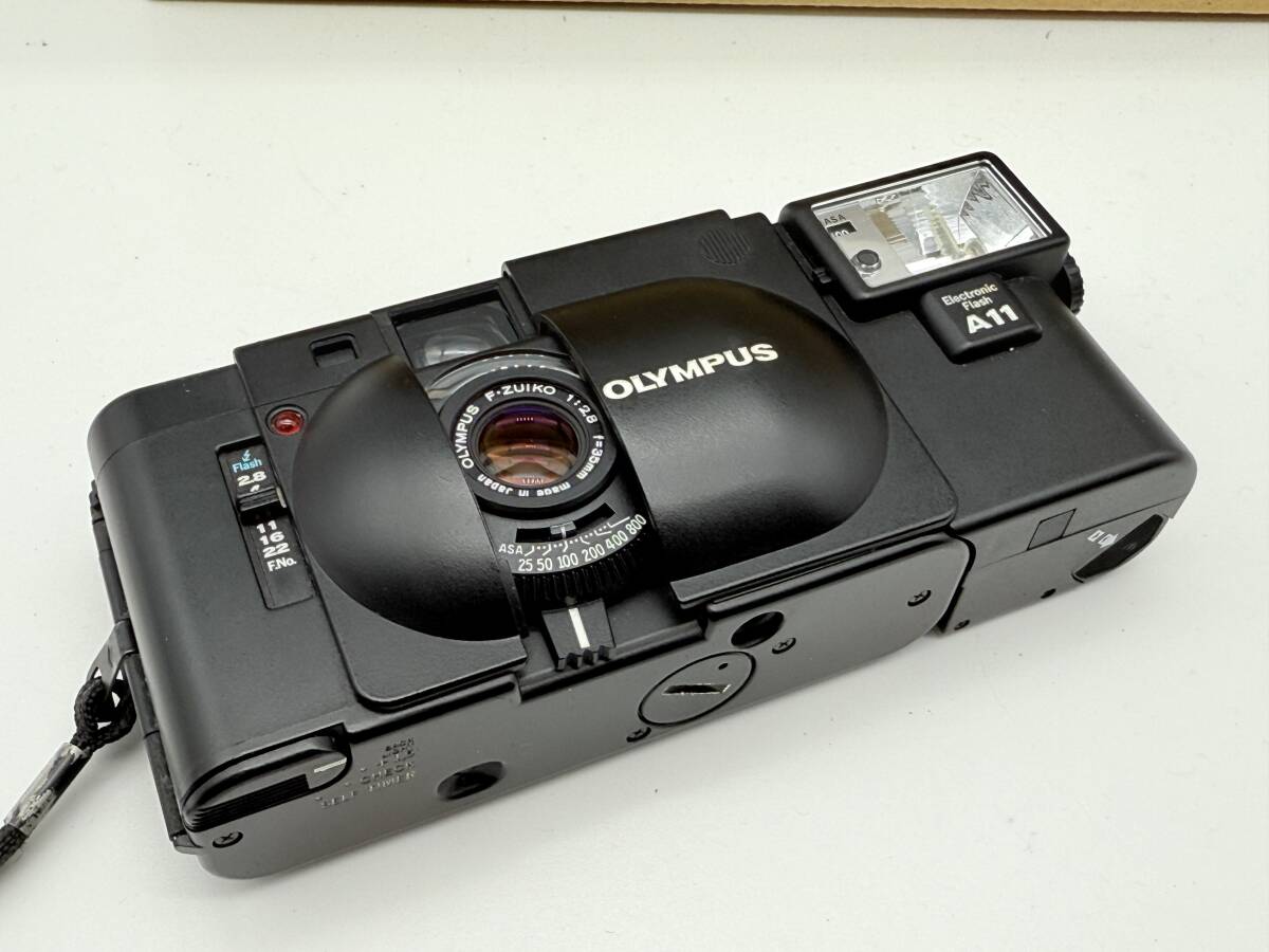 【やや傷や汚れあり】【シャッター/フラッシュ/露出計OK】オリンパス OLYMPUS XA Electronic Flash A11 付き コンパクトカメラ (P893)の落札情報詳細 ...