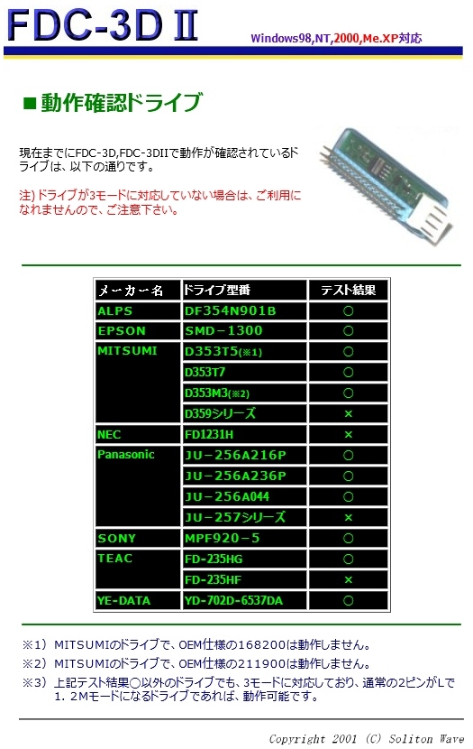 【目立った傷や汚れなし】Floppy Magic! FDD 3モードアダプタ FDC-3D ジャンク フロッピー マジック ソリトンウェーブ ...