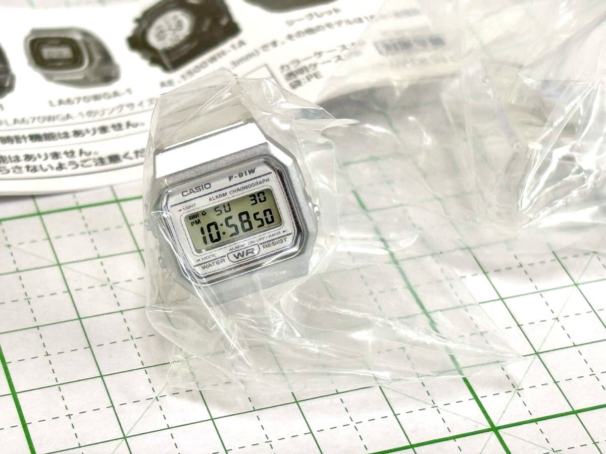 【未使用】CASIO カシオ ウォッチリングコレクション 3rd Edition 50th G-SHOCK Gショック ガチャ F-91WS ...