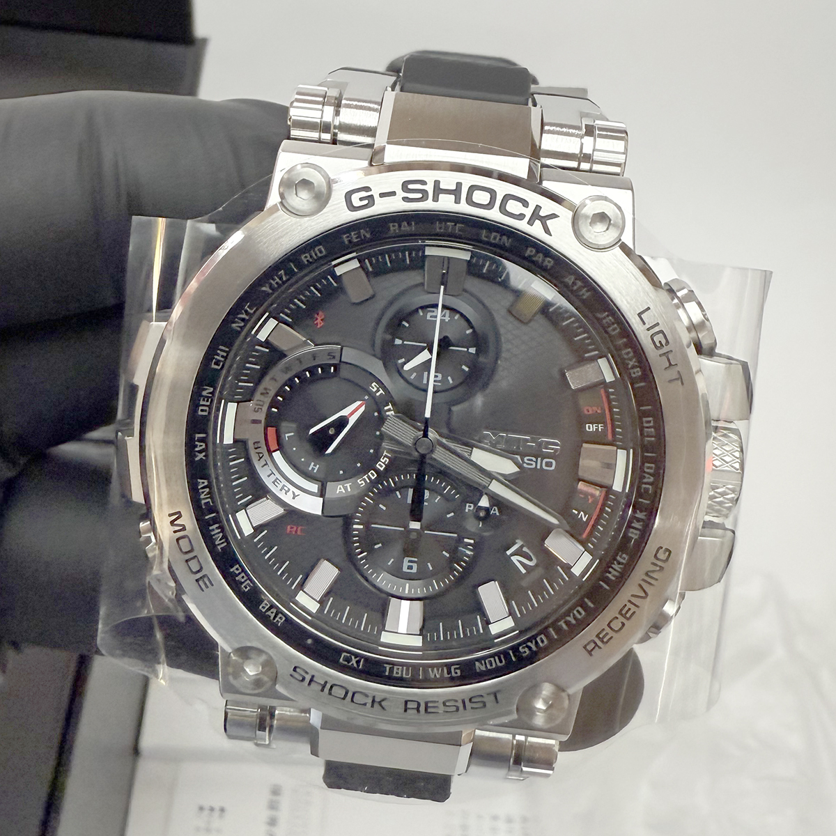 【未使用】新品 CASIO G-SHOCK カシオ Gショック MTG-B1000-1AJF タフソーラー 電波ソーラー Bluetooth搭載 MT-G メンズ 腕時計の落札情報詳細 ...