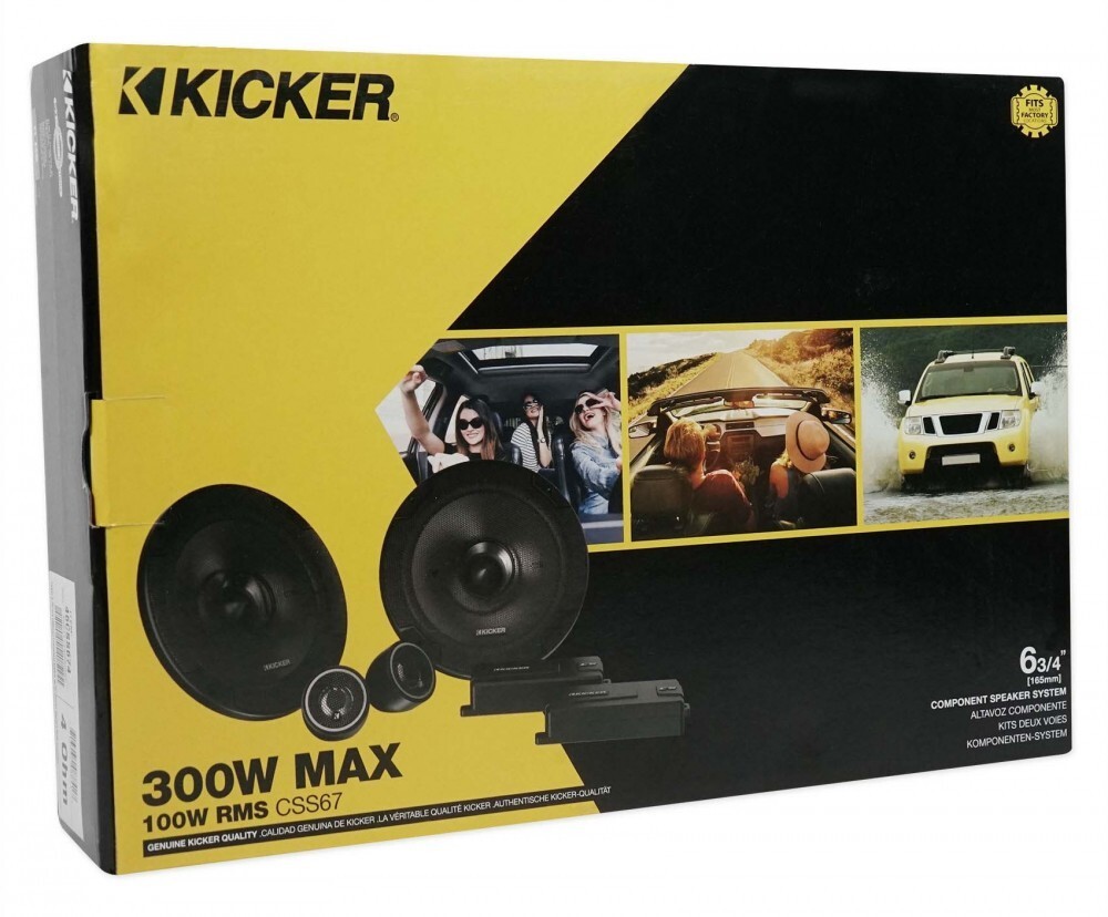 【未使用】 USA Audio キッカー Kicker CSシリーズ CSS674 (46CSS674) 薄型16.5cm (6.75インチ) Max.300W 保証付 税込の落札情報詳細 ...