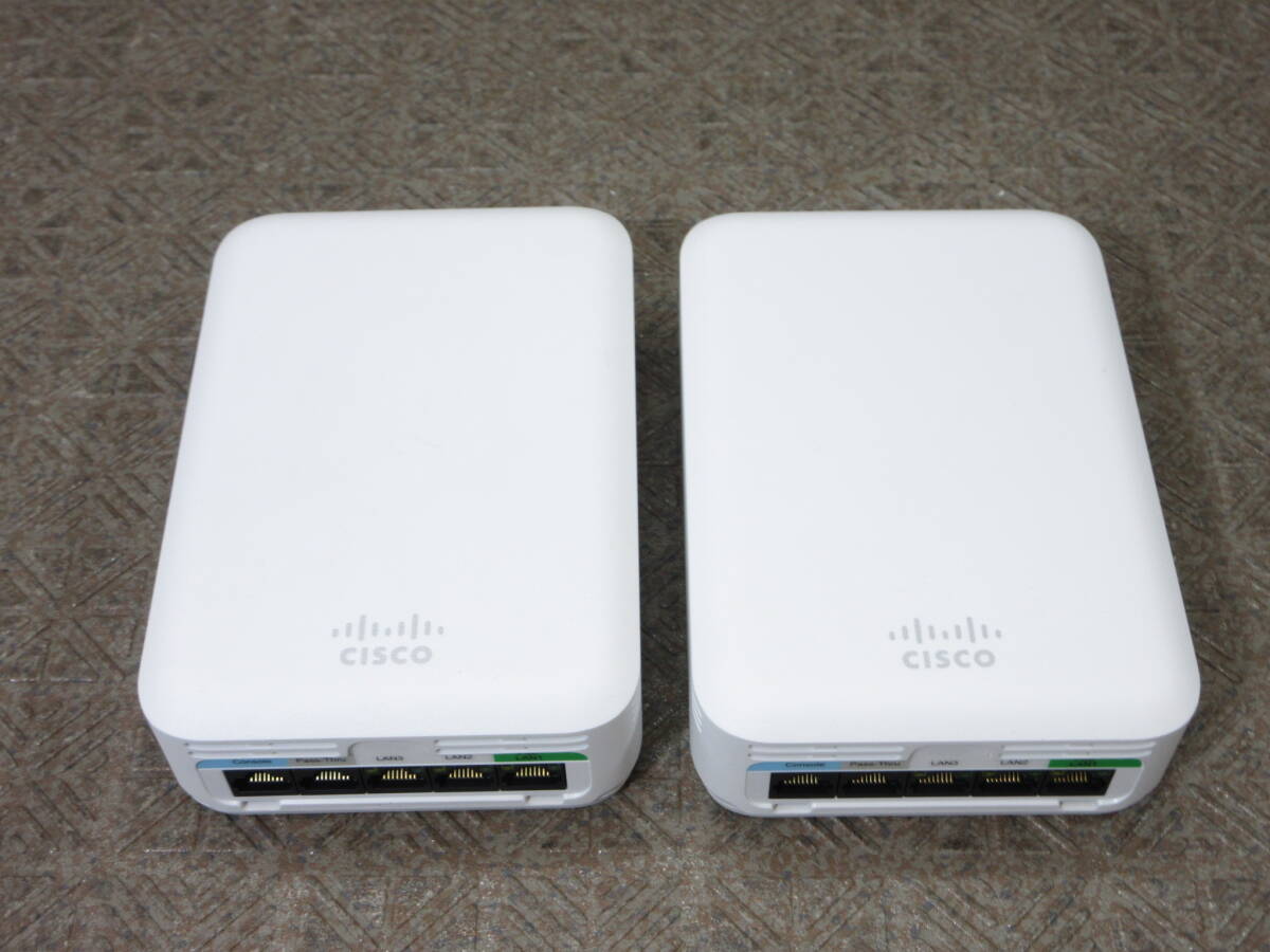 【傷や汚れあり】【2台セット】Cisco Aironet AIR-OEAP1810-Q-K9 / Cisco Aironet 1810 OfficeExtend Access Point ...