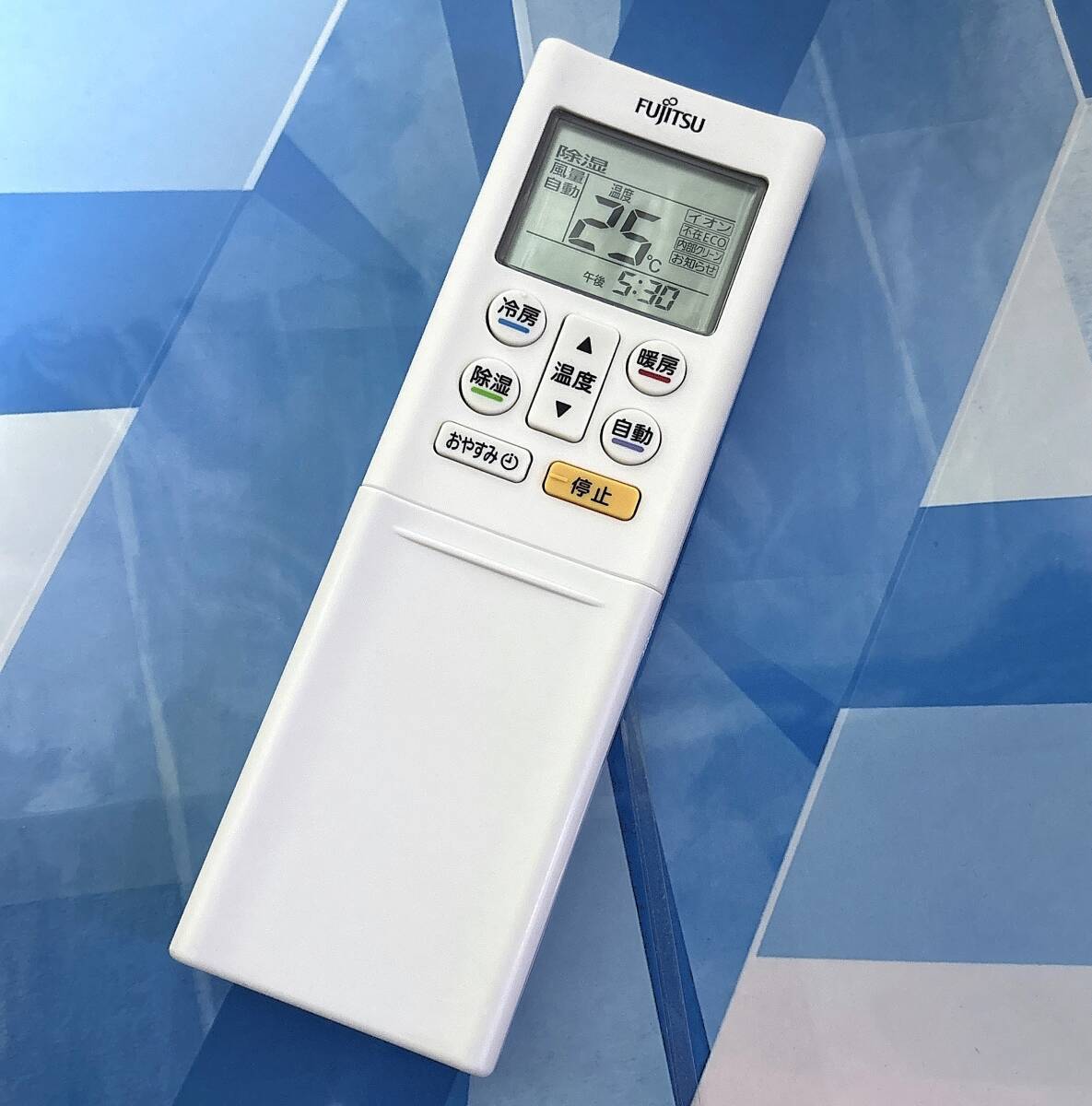 【目立った傷や汚れなし】FUJITSU/富士通 エアコン用リモコン AR-RFA1J 対応機種 AS-R22D-W AS-R25D-W AS-R28D-W AS-R40D-W AS ...