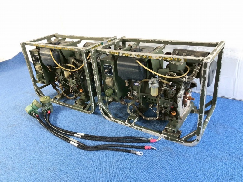 【傷や汚れあり】【米軍放出品】DEWEY 発電機 2KW ジェネレーター ヤンマーディーゼルエンジン MEP-501A 軍用発電機 ミリタリー ...