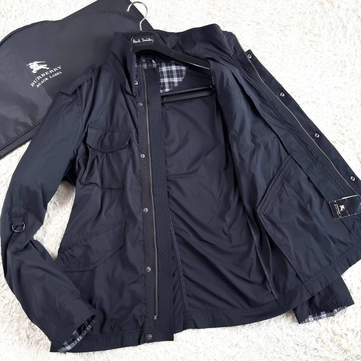 【目立った傷や汚れなし】｜BURBERRY BLACK LABEL バーバリー ブラックレーベル｜中綿マウンテンパーカー ウール ジャケット オレンジブラウン Mサイズ E48の落札情報詳細 ...