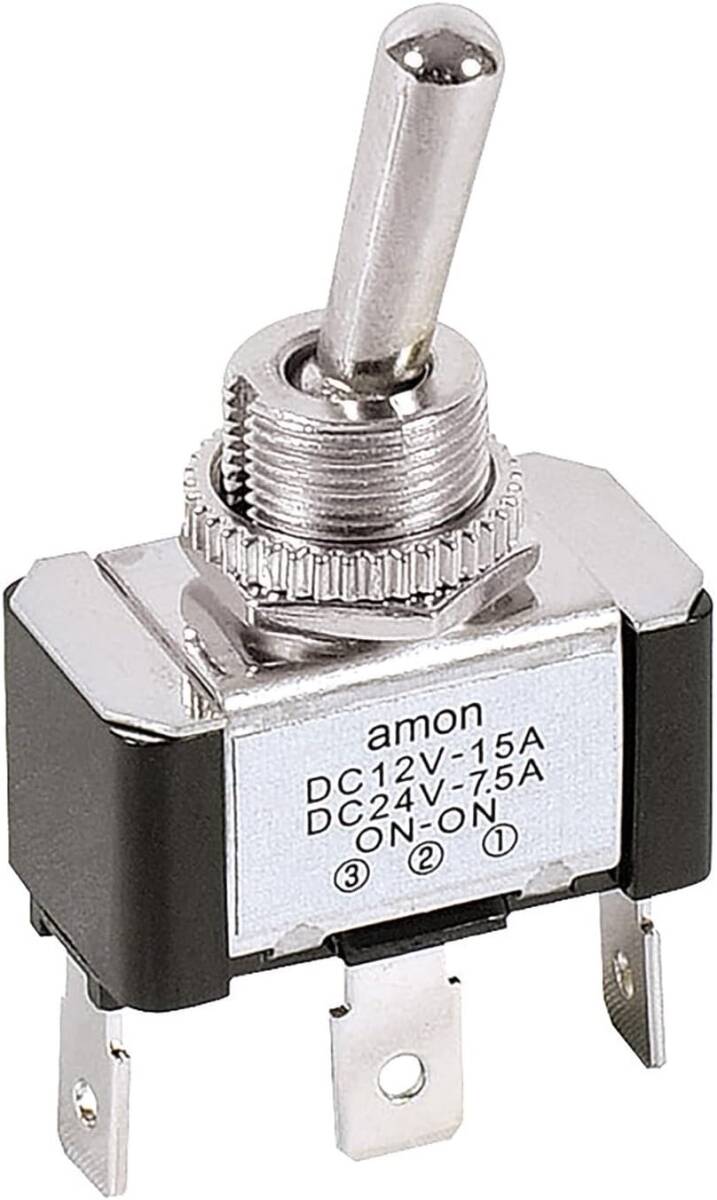 【未使用】エーモン(amon) トグルスイッチ ON-ON DC12V・15A/DC24V・7.5A 3202の落札情報詳細 - Yahoo!オークション落札価格検索 オークフリー