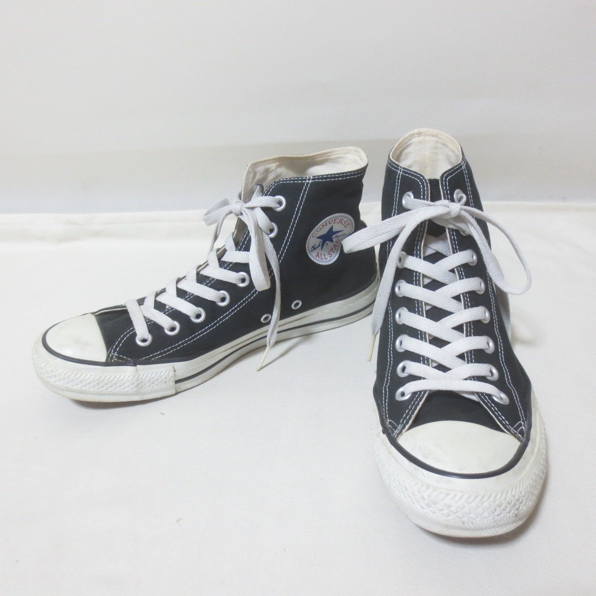 【傷や汚れあり】D186 CONVERSE ALL STAR ハイカット スニーカー ブラック 26cm M9160 コンバースの落札情報詳細 - Yahoo!オークション落札価格検索 オークフリー