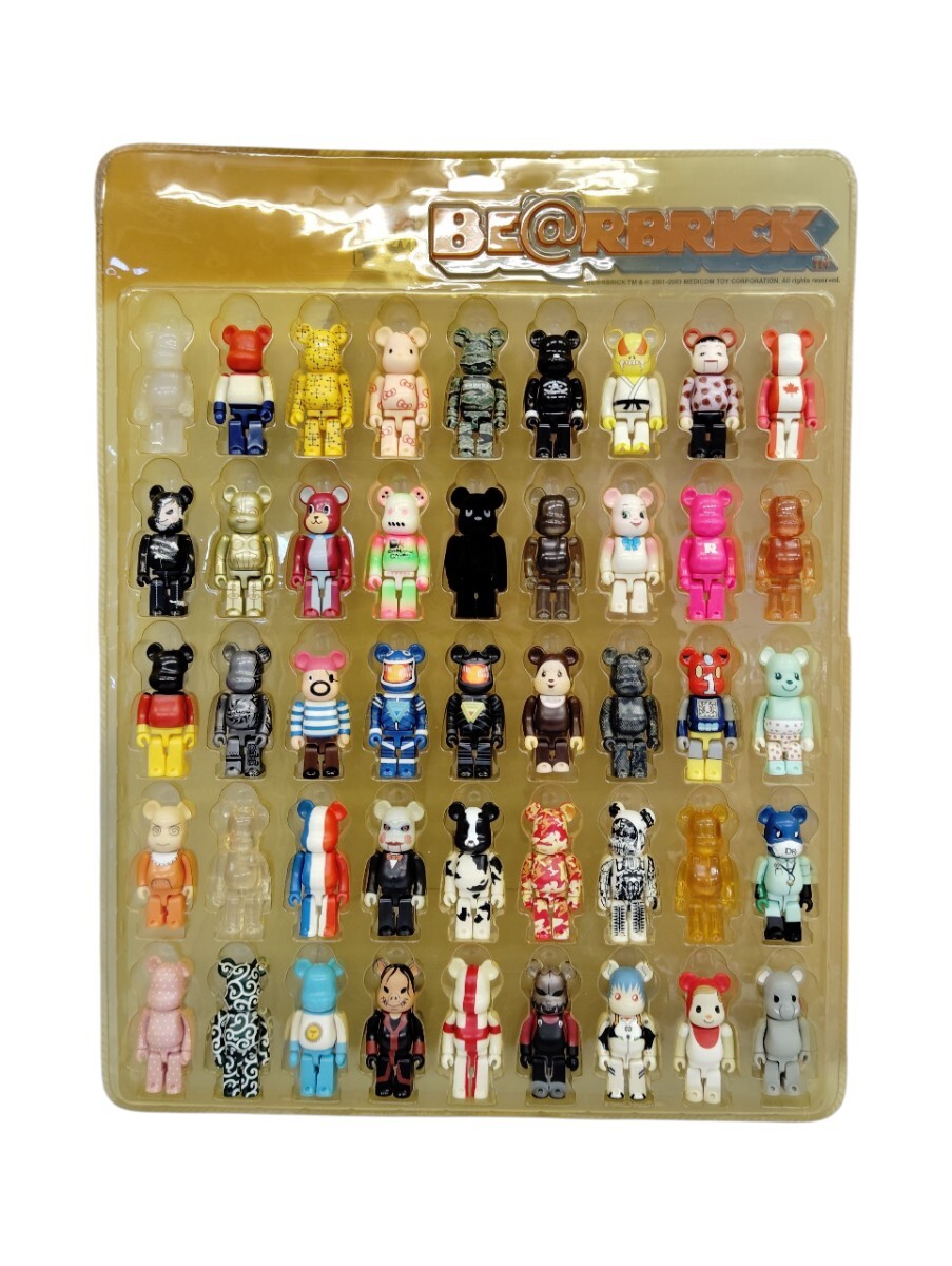 【目立った傷や汚れなし】W-00989 BE@RBRICK TM MEDI COM TOY 2001-2003 45体 ベアブリック ...