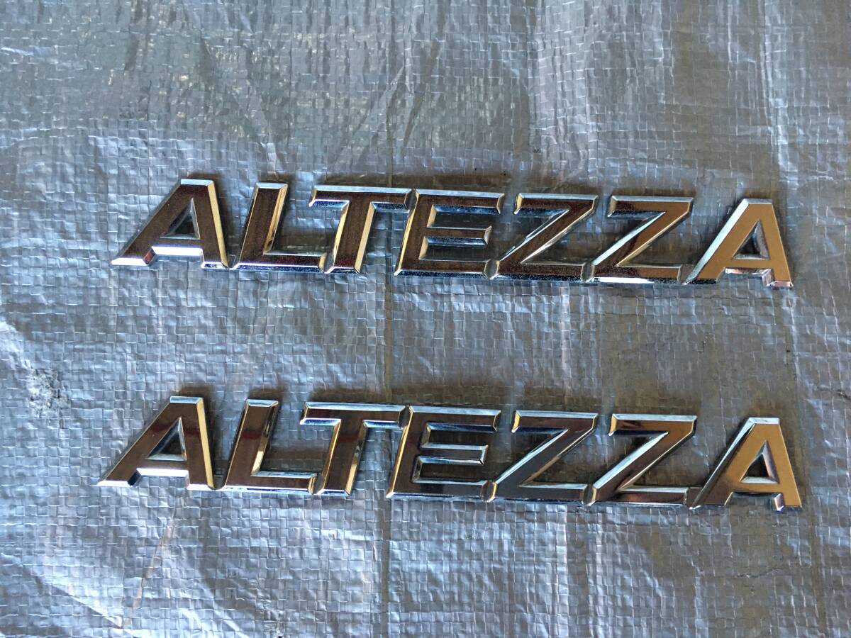 【目立った傷や汚れなし】トヨタ 純正 アルテッツァ リヤ エンブレム TOYOTA LEXUS Genuine ALTEZZA IS300 ...