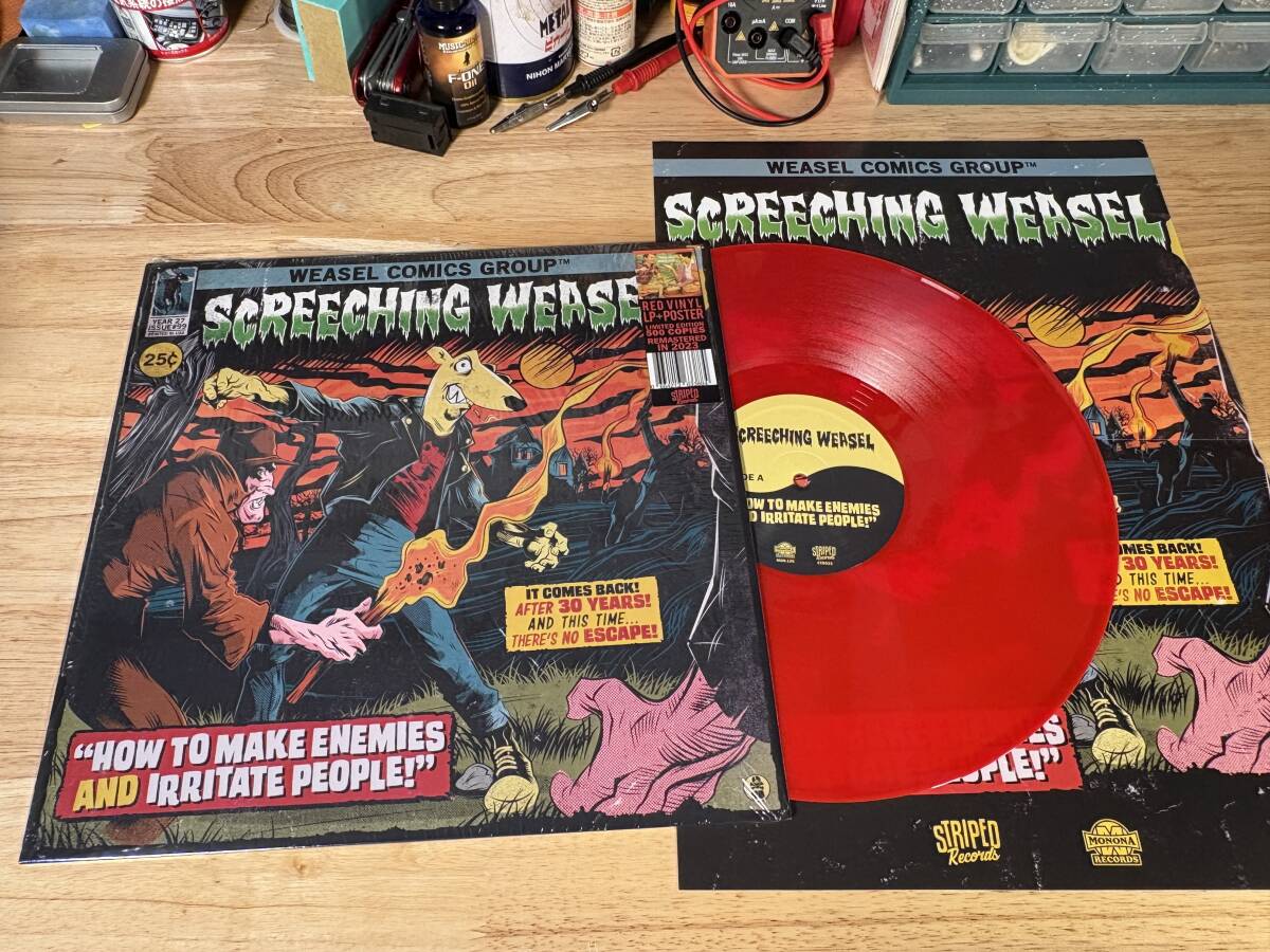 【やや傷や汚れあり】SCREECHING WEASEL/HOW TO MAKE ENEMIES AND IRRITATE PEOPLE LP ...