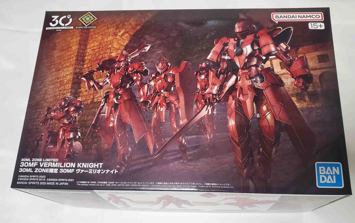 【未使用】ヴァーミリオンナイト 30ML ZONE 限定 30 MINUTES LABEL FES.2025 30MF 30MP BANDAI ...