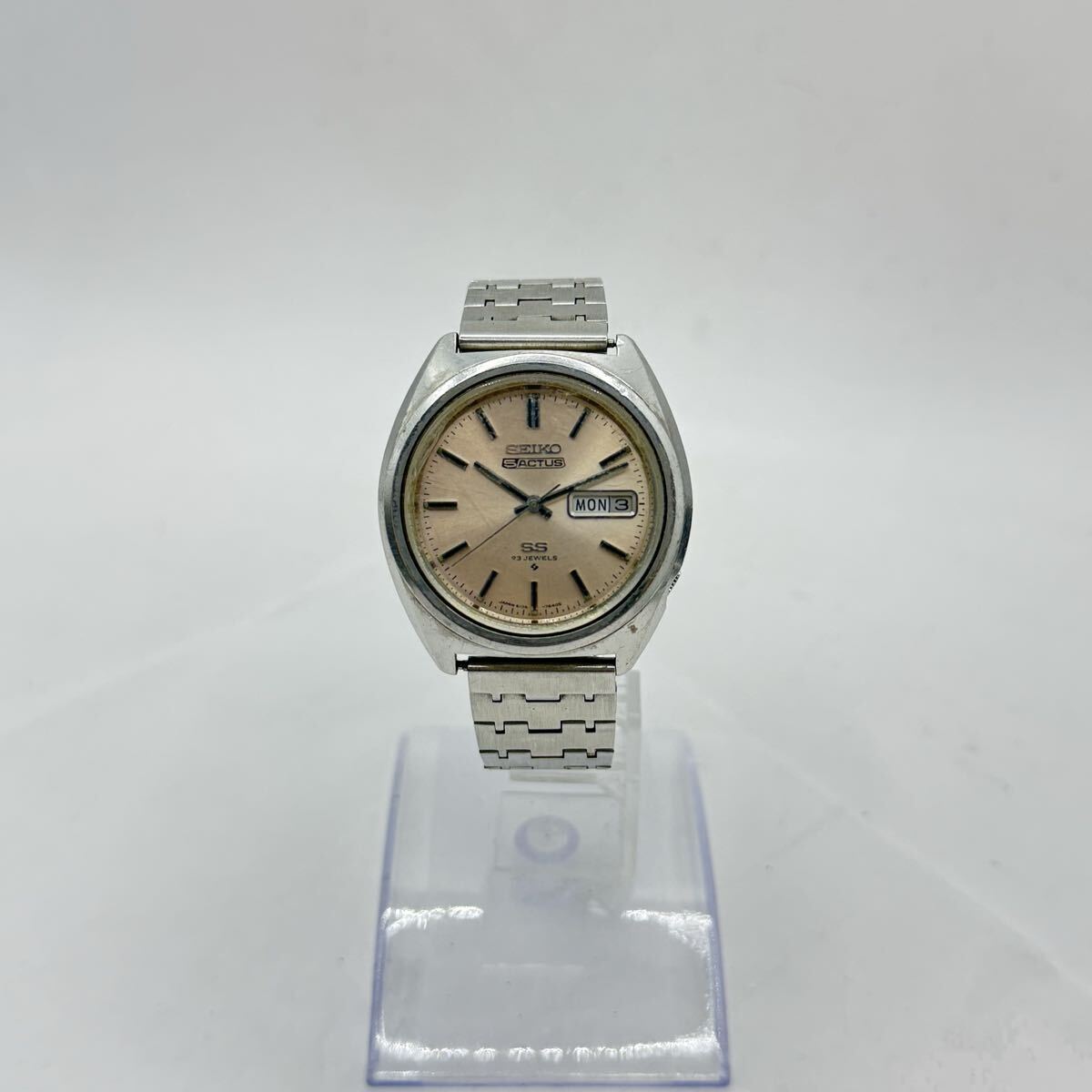 【傷や汚れあり】G9【1円〜スタート！稼働品！説明必読 直接取引無】 SEIKO セイコー 6106-7520 腕時計 5 ACTUS SS 23石 9/20-23休みの落札情報詳細 ...
