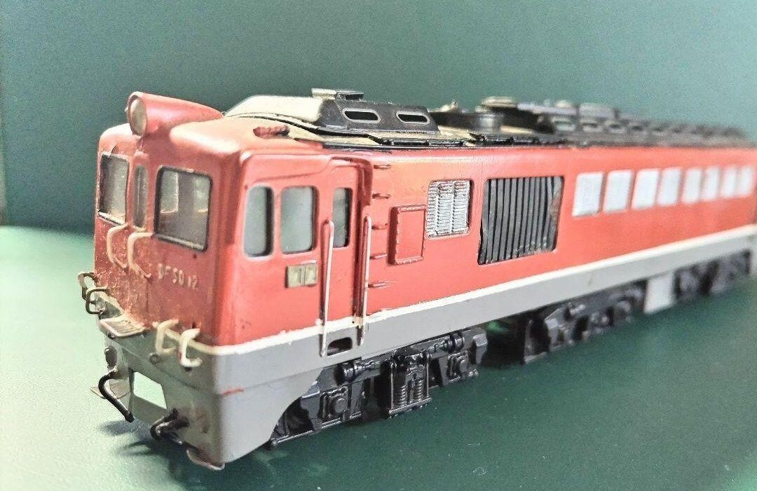 【やや傷や汚れあり】HOゲージ DF50-12ディーゼル機関車(しなのマイクロ製) 素人組立塗装済の落札情報詳細 - Yahoo!オークション落札価格検索 オークフリー