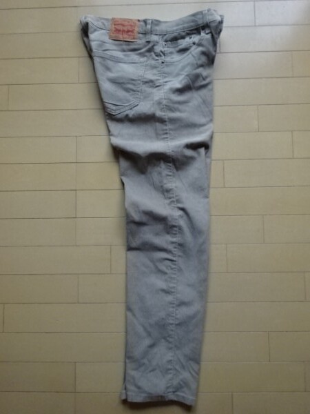 【目立った傷や汚れなし】【LEVI'S】レギュラーストレート 505 ストレッチ コーデュロイパンツ 00505-1397 ベージュ W31× ...