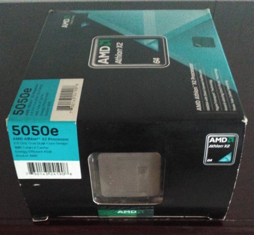 【目立った傷や汚れなし】中古品 AMD Athlon 64 X2 Dual-Core 5050e SocketAM2 BOX 2.6GHz ...