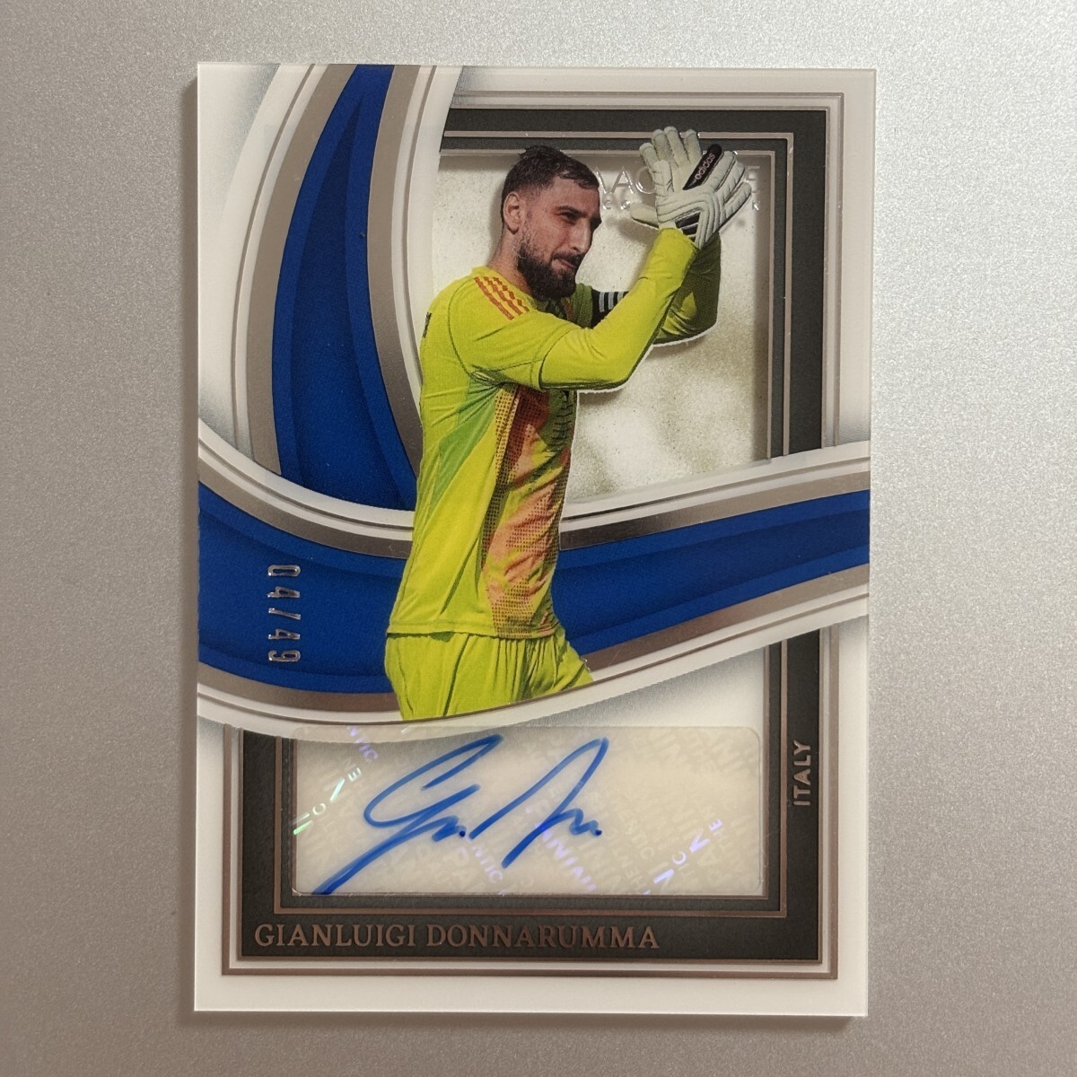 【目立った傷や汚れなし】15シリ Gianluigi Donnarumma 直筆サイン パラレル Auto ジャンルイジ・ドンナルンマ ...