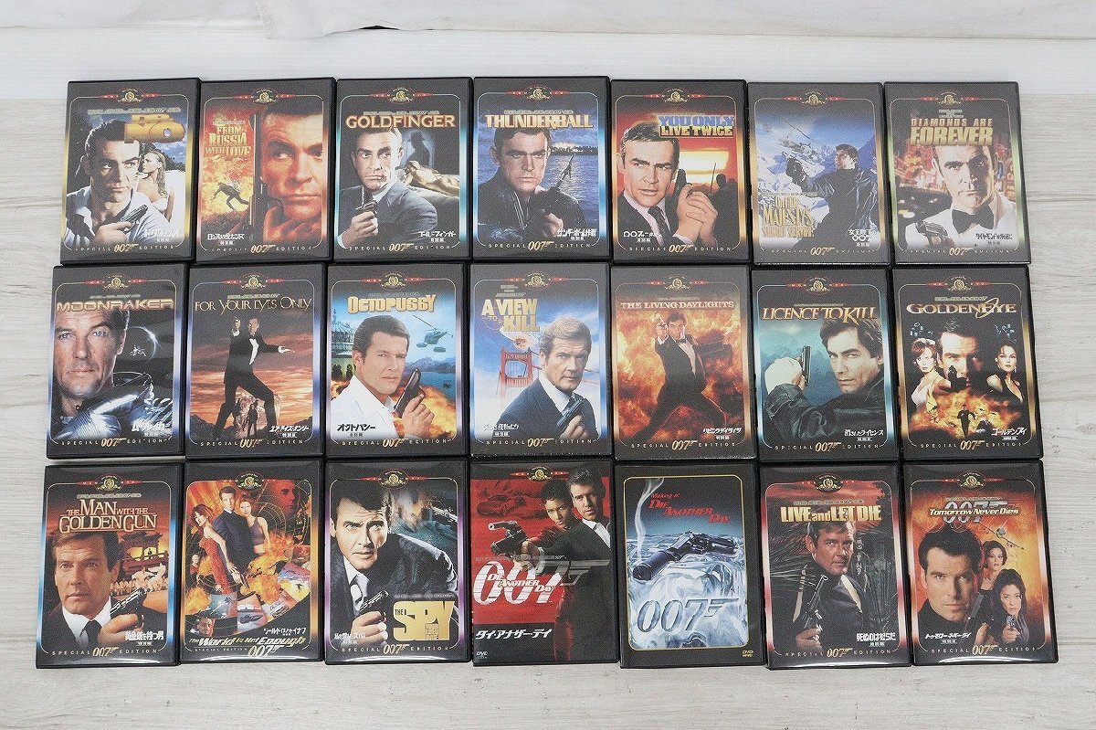 【やや傷や汚れあり】【行董】007製作40周年記念限定BOX DVD 21本 コレクション JAMES BOND ジェームズ ボンド 映画 洋画 未開封あり 輸送用箱付き AE030ABY94 ...