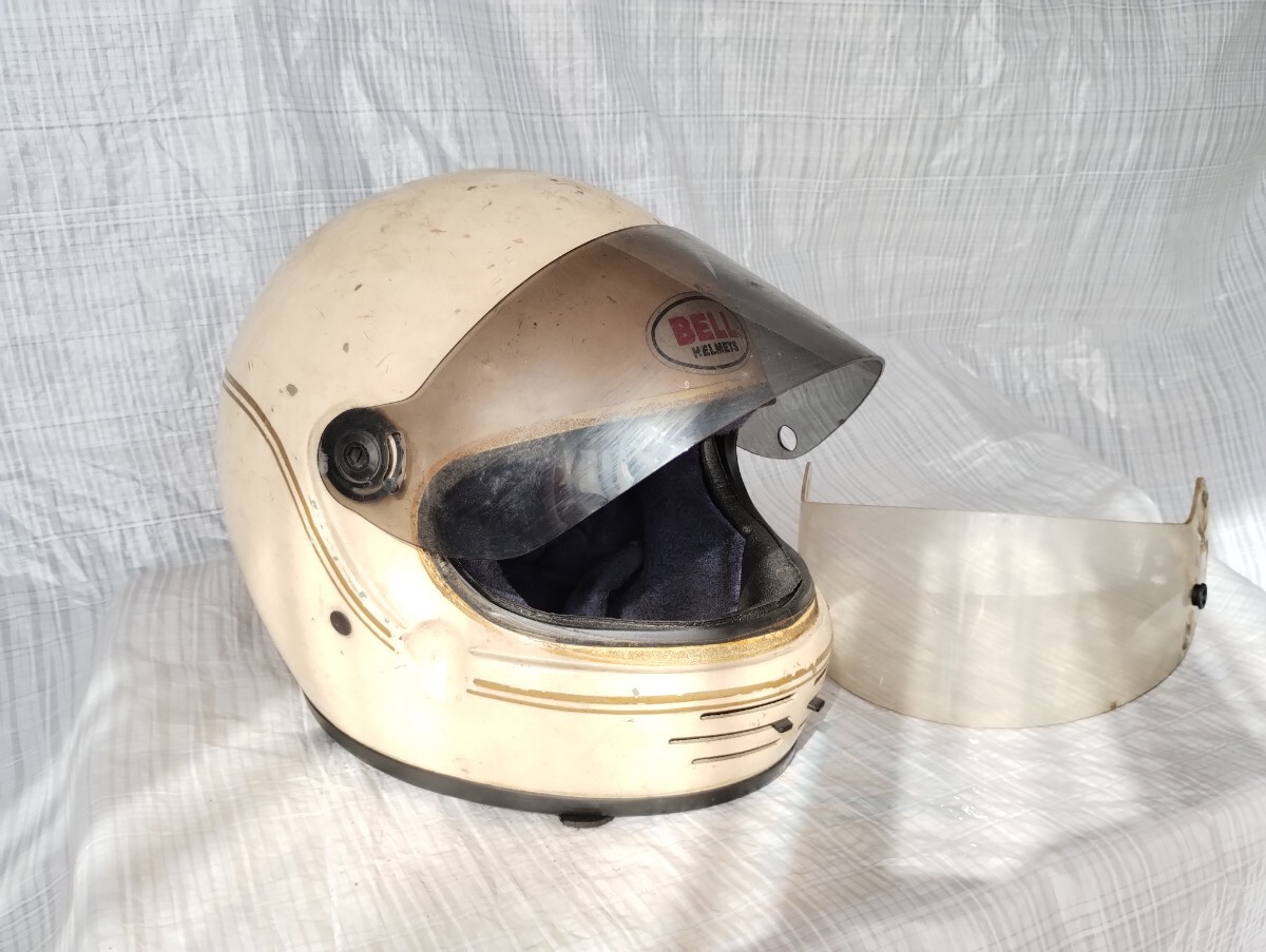 【全体的に状態が悪い】BELL ベル ヘルメット フルフェイス M2 90年代 クリアシールド付 ジャンク 箱付の落札情報詳細 - Yahoo ...