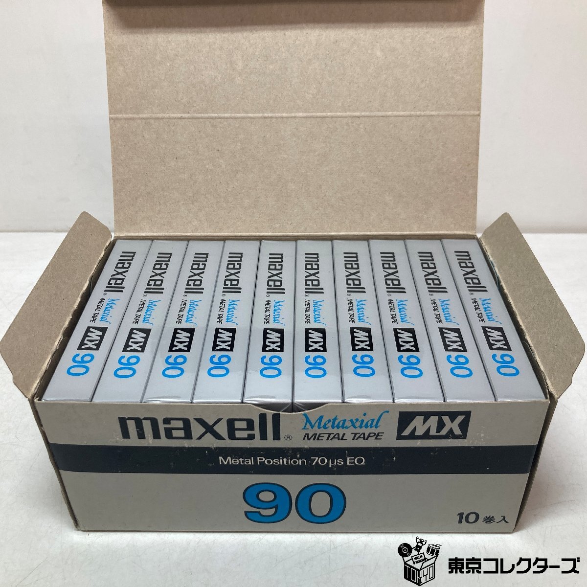 【未使用】【未開封まとめて10本】マクセル カセットテープ MX90 メタルポジジョン《箱入り》Metal Position EQ:70μs ...