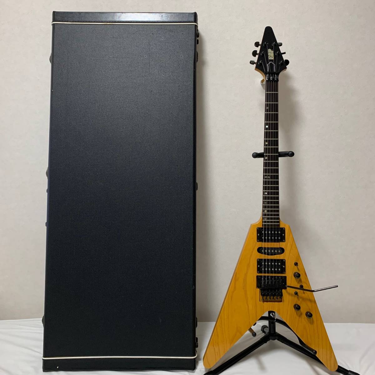 超希少 ESP フライングV 藤本泰司 モデル Floyd Rose ディマジオ VT-360A ハードケース付の落札情報詳細 - Yahoo!オークション落札価格検索 オークフリー