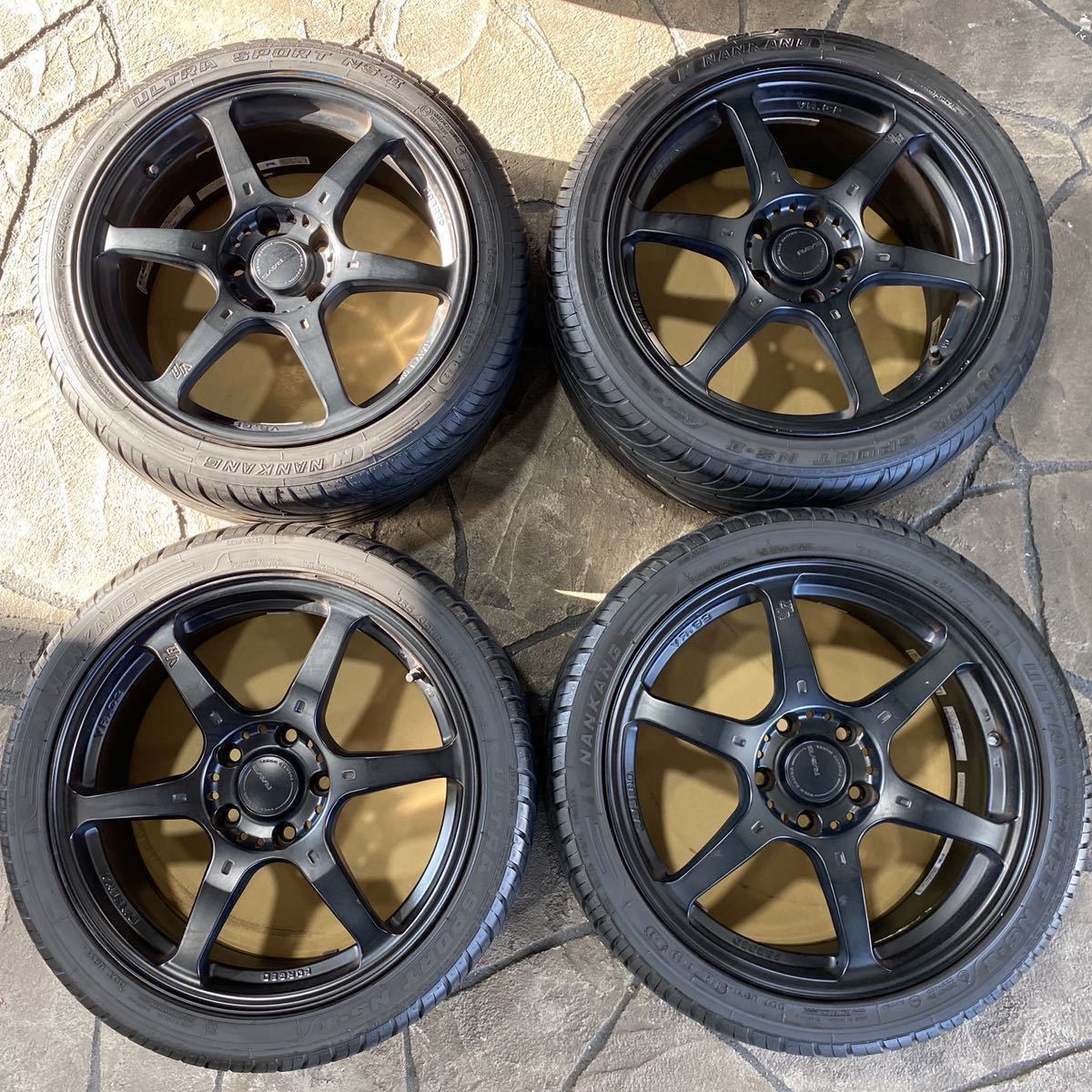 鍛造 RAYS VOLK RACING VR-G2 18インチ 5穴 120 18インチ ET45 8J NANKANG ULTRA ...