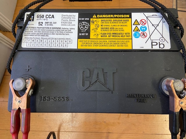 日本キャタピラ（CAT) 153-5656 リビルトバッテリーCCA780A 重機 タイヤショベルなどにの落札情報詳細 - Yahoo ...