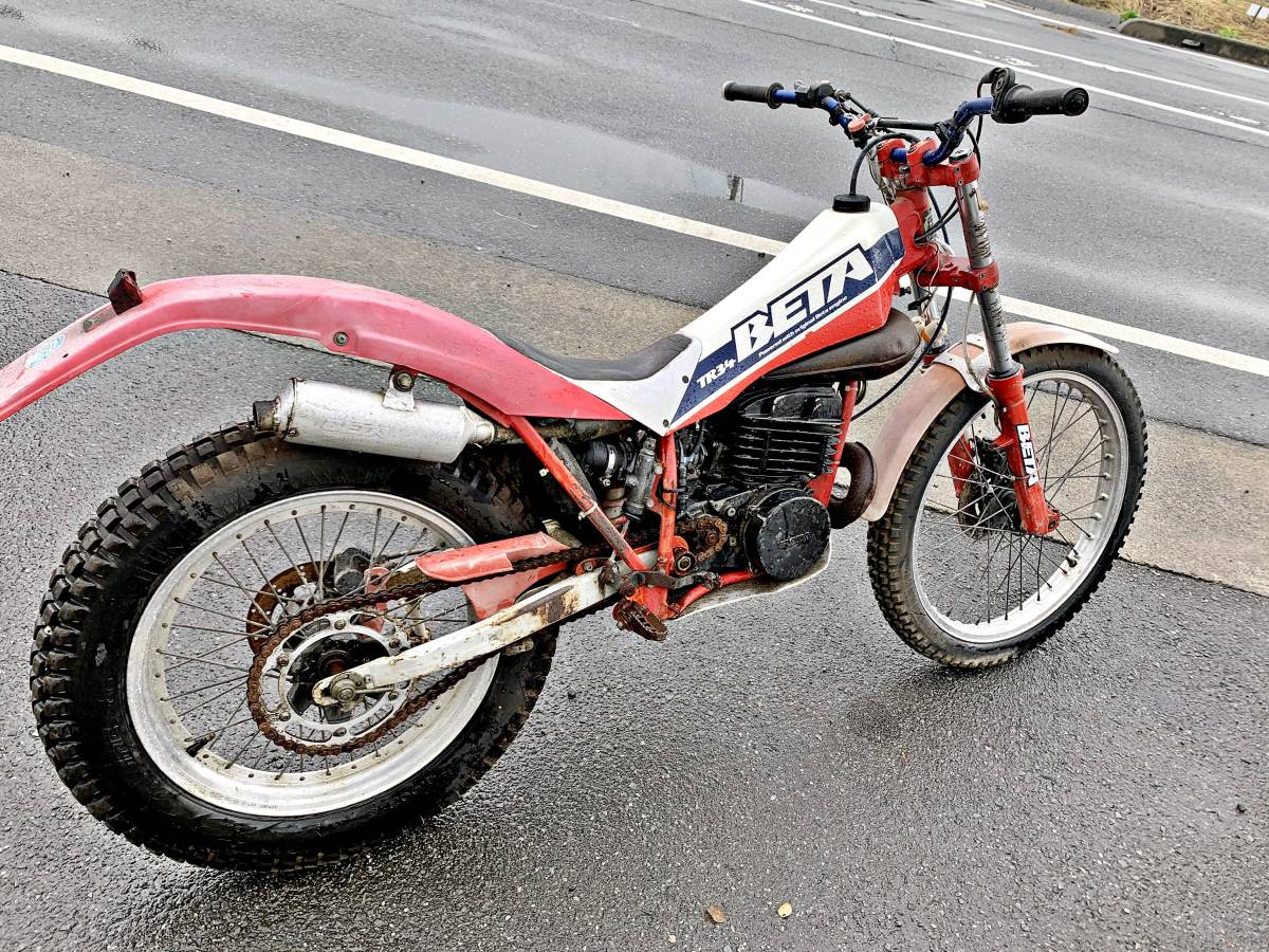 ベータ BETA TR34 トライアル 2スト 2サイクル 125cc エンジン始動確認済 異音なし！ 近県格安配送の落札情報詳細 ...