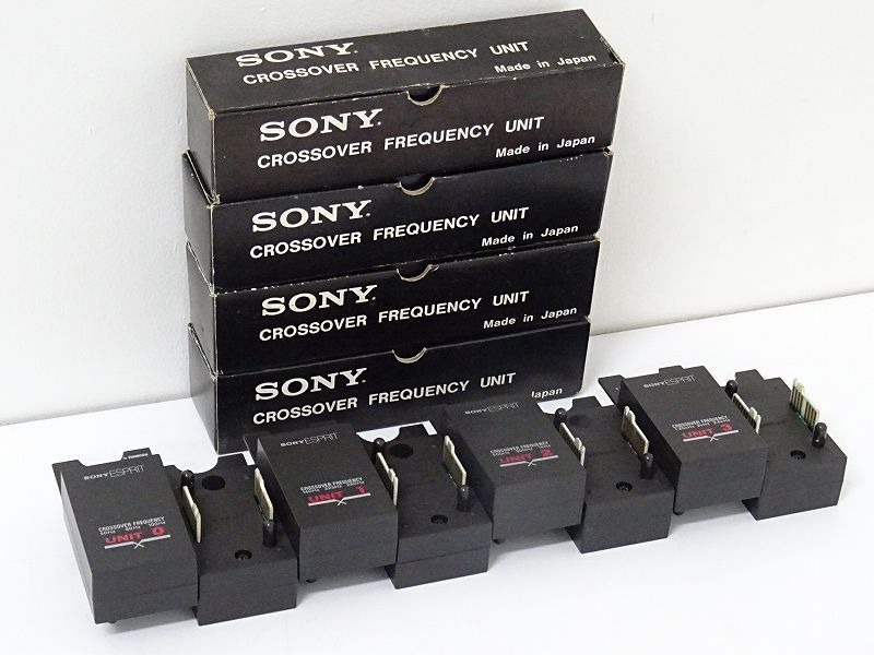SONY CROSSOVER FREQUENCY UNIT/ESPRIT TA-D900用クロスオーバーユニット4個セット ソニー 元箱付 ...