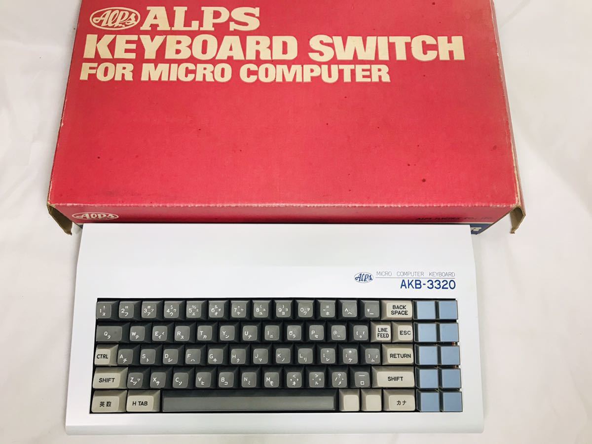 ☆【ト打】ALPS KEYBOARD SWITCH キーボード AKB-3320 キーボードケース 箱あり ZJZ01ZZH28の落札情報詳細 ...