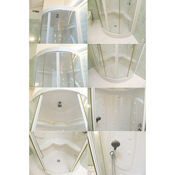 N501MG/モデルルーム展示品/BLE-BLEU/ブルブルー/シャワーブース/ホワイト/モダンデザイン/水流マッサージの落札情報詳細 ...