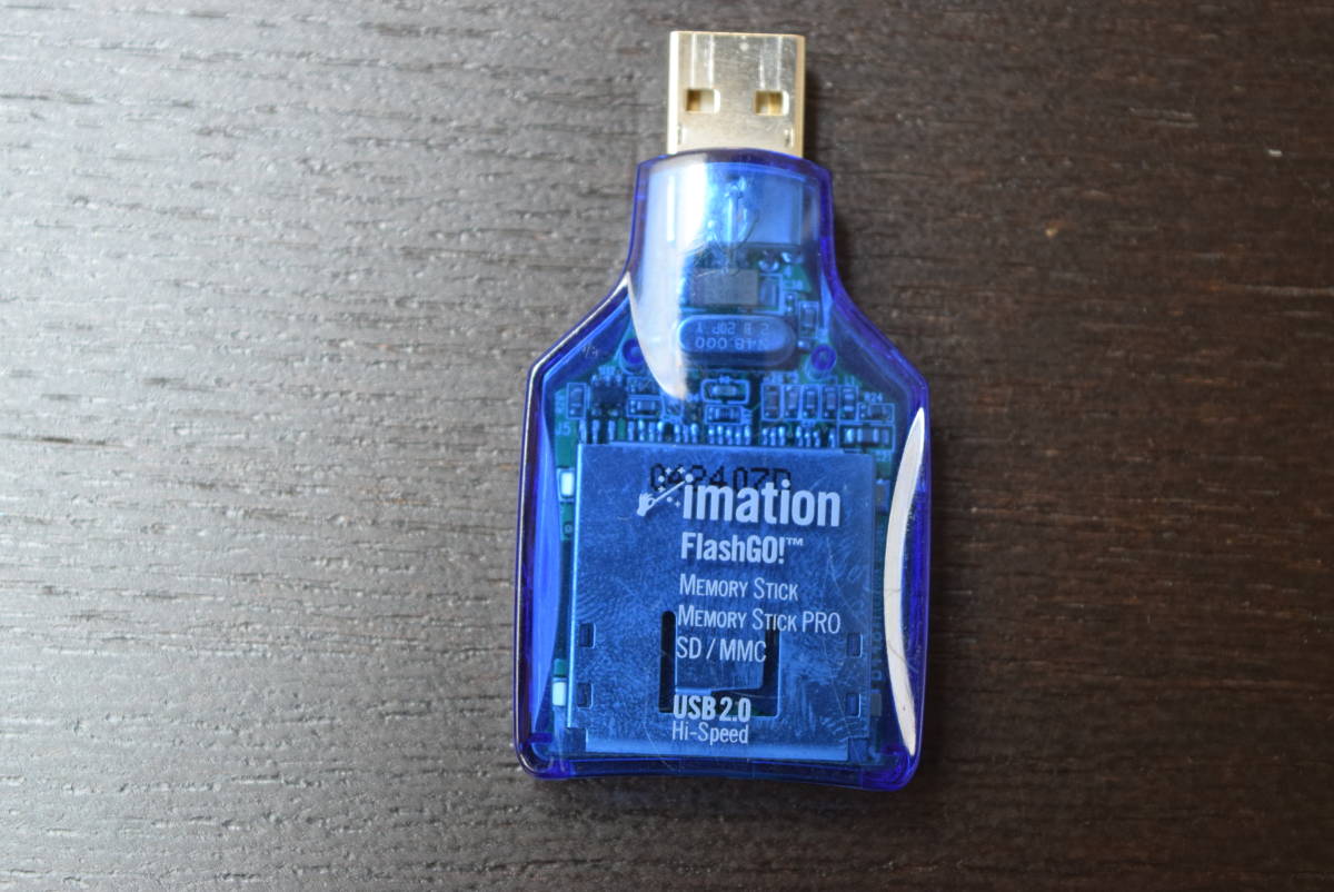 imation Flash GO! SD/miniSD/MMC USB.2.0 Hi-Speed カードリーダー・ライター イメーションWin98/98SE/2000/Me/XP/XP(SP1 ...