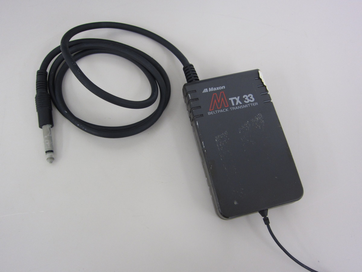 中古★Maxon MRG33 MTX33 FM UFM ワイヤレスギターシステム トランスミッター レシーバーの落札情報詳細 - Yahoo ...