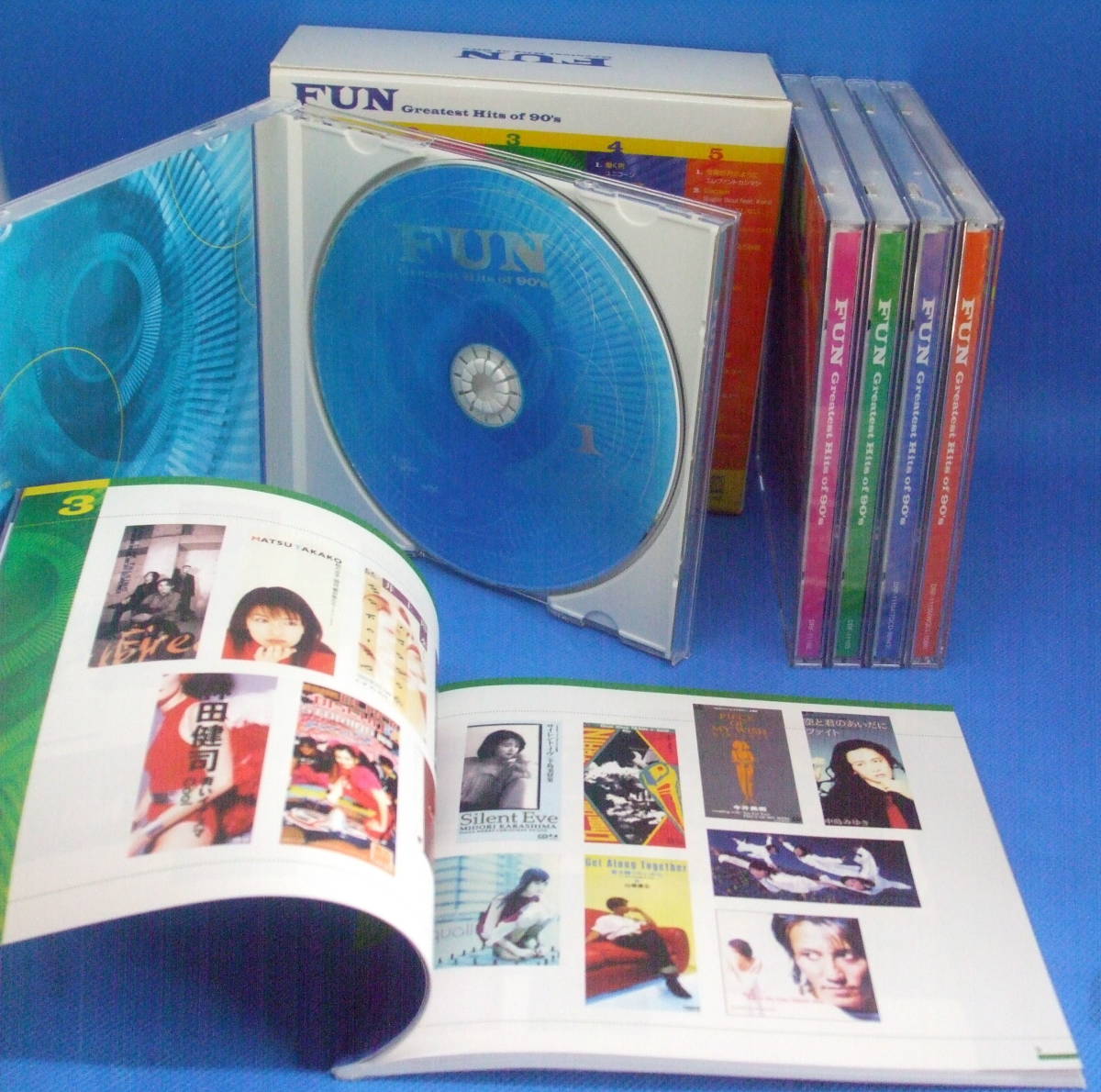 90年代J-POPベストアルバム 「FUN Greatest Hits of 90's CD-BOX全5枚組全80曲収録」冊子付き美品 の落札 ...