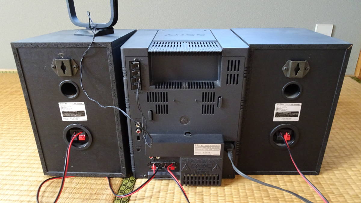 SONY ミニコンポ PIXY MHC-P33X（本体:HCD-P33X、スピーカー:SS-P33XAV）【ジャンク品】 の落札情報詳細| ヤフオク落札価格情報 オークフリー