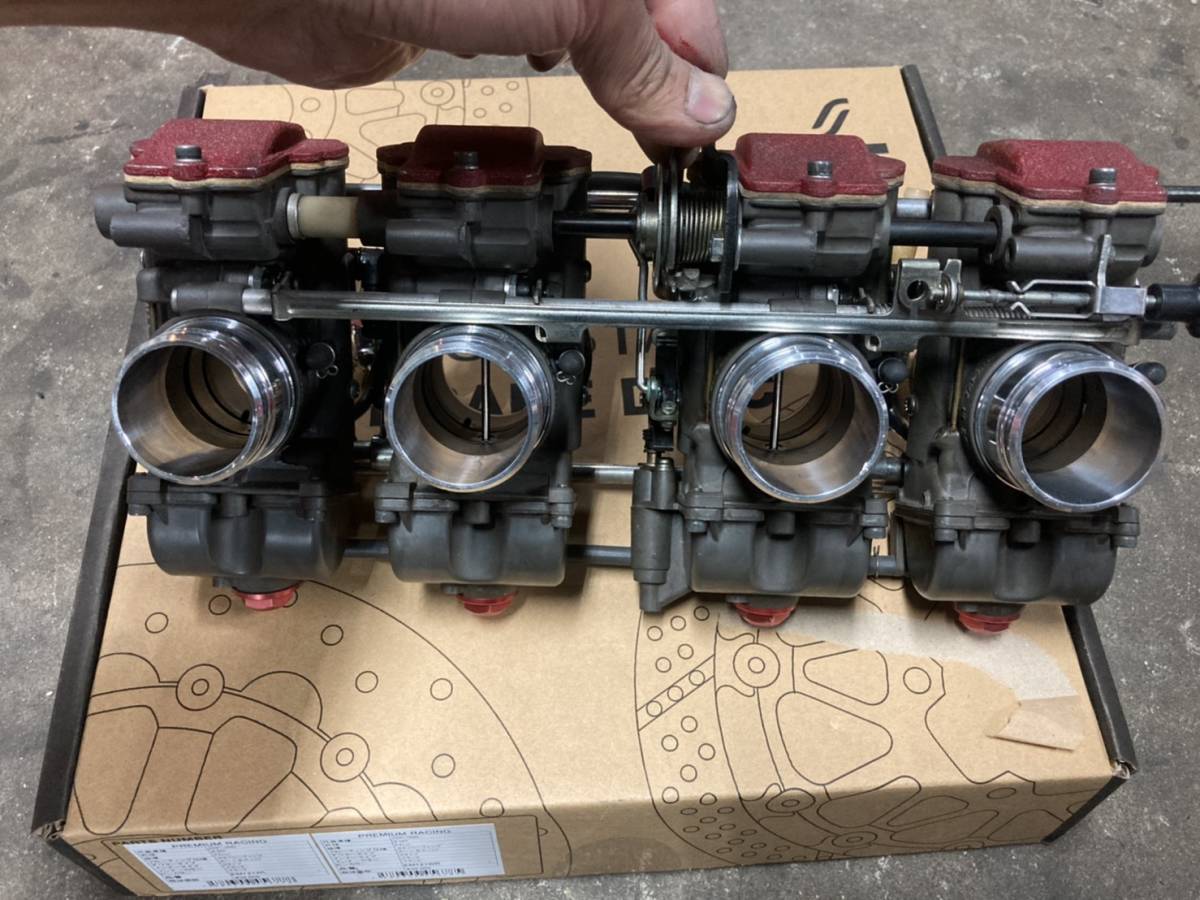 HONDA CB750F ヨシムラ TMR MJN 38パイ リモートアイドルアジャスター CB900F CB1100Fミクニ キャブレター RC04 SC01 SC11 FCR MIKUNI ...