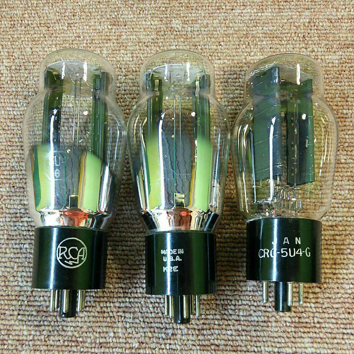 貴重 RCA 5U4G 2点 RCA JAN CRC-5U4G 1点 計3点セット USA 真空管 昭和レトロ ビンテージ アンティーク 当時物 中古 ジャンク 長期保管の落札情報詳細 ...