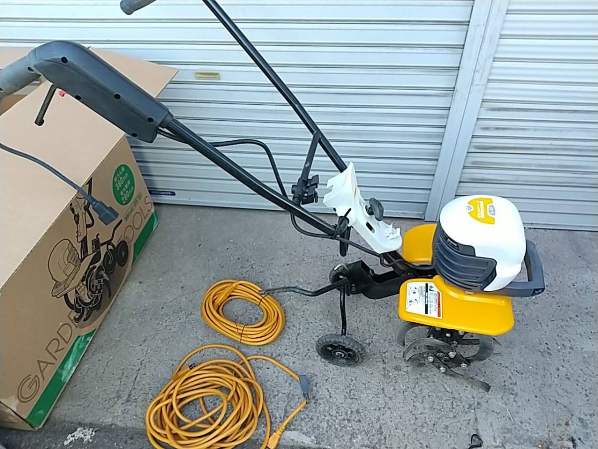 ワンシーズンのみ使用 RYOBI リョービ ACV-1500 電気カルチベータ 農業用 耕うん機 コード2本付き 大阪引取歓迎の落札情報詳細 ...