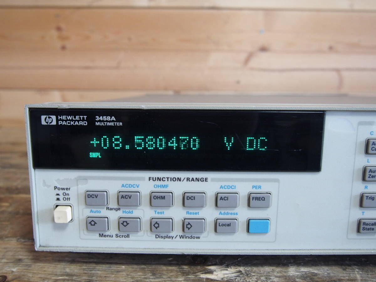 ☆hp 3458A デジタルマルチメータ MULTIMETER 100V ② の落札情報詳細| ヤフオク落札価格情報 オークフリー
