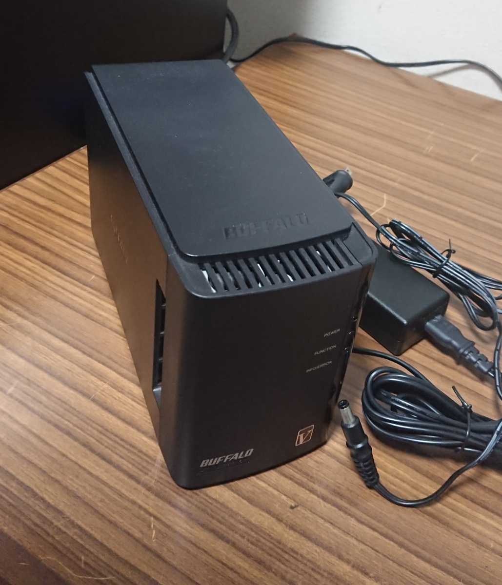 ★BUFFALO リンクステーションLS-WVL/R1シリーズ LS-WV1.0TL/R1 1TB(500GB×2） RAID1構成 初期化済 ...