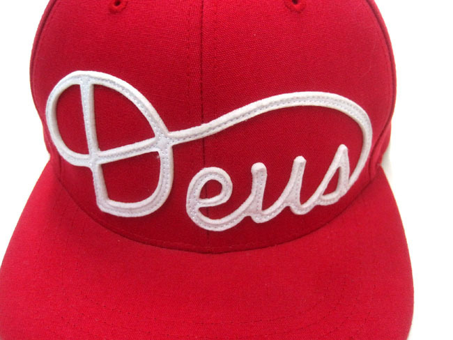 DEUS EX MACHINA デウス エクス マキナ/BASEBALL CAP ベースボールキャップ/スナップバックキャップ/帽子/赤 ...