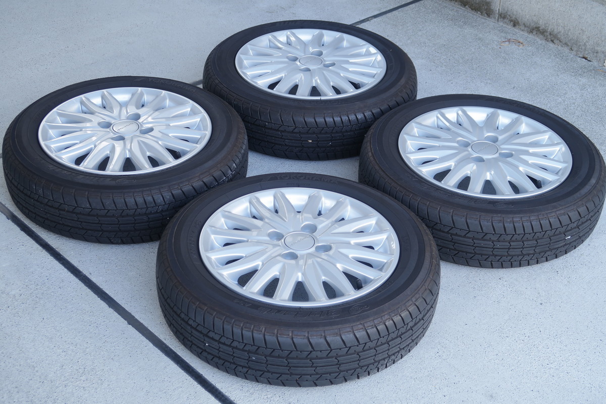 ME-009 ホンダ純正アクセス★モデューロ★アルミホイール14インチ 155/65R14 14*4.5J 4H インセット40 PCD100 ...