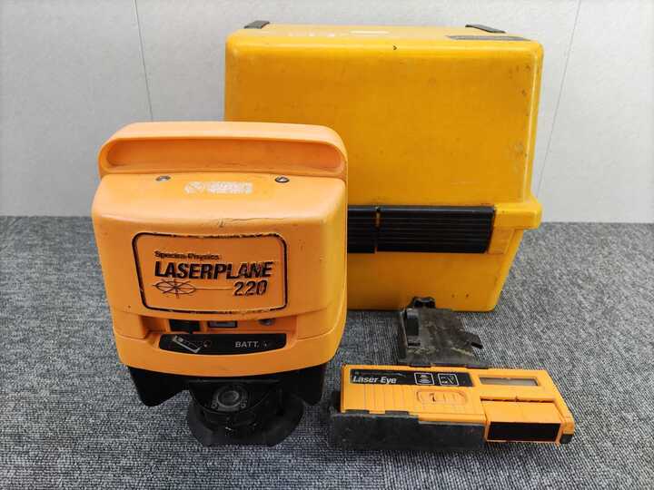 ジャンク SPECTRA-PHYSICS LASERPLANE 220 スペクトラフィジックスレーザープレーン 回転レーザーレベル 通電確認 ...