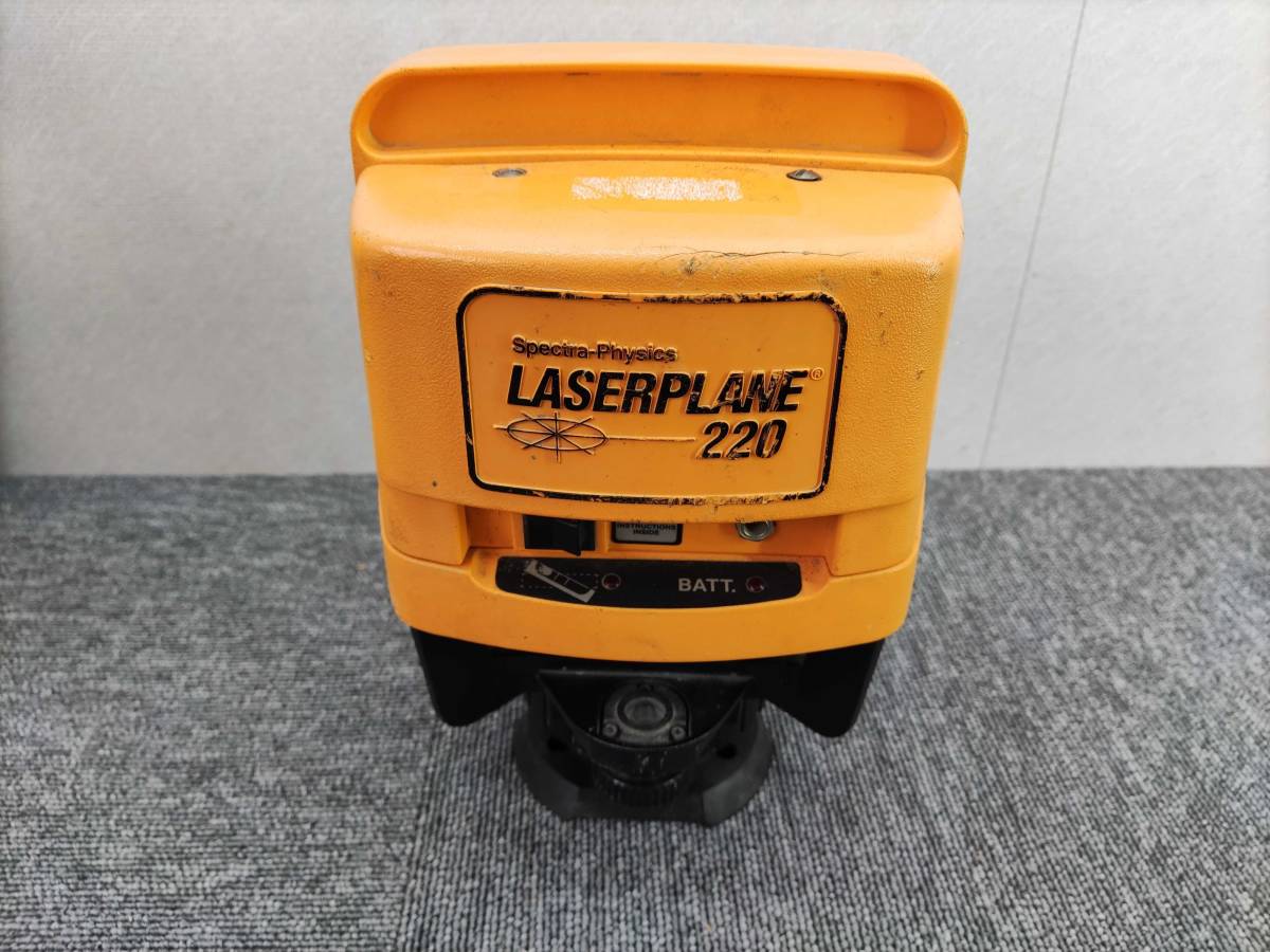 ジャンク SPECTRA-PHYSICS LASERPLANE 220 スペクトラフィジックスレーザープレーン 回転レーザーレベル 通電確認 ...