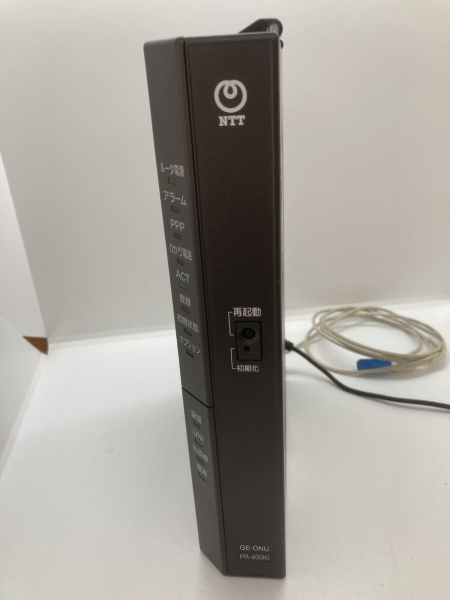 NTT 回線終端装置(ONU)一体型 ひかり電話ルーター PR-400KI 電源確認のみ NTT西日本 の落札情報詳細 - Yahoo!オークション落札価格検索 オークフリー