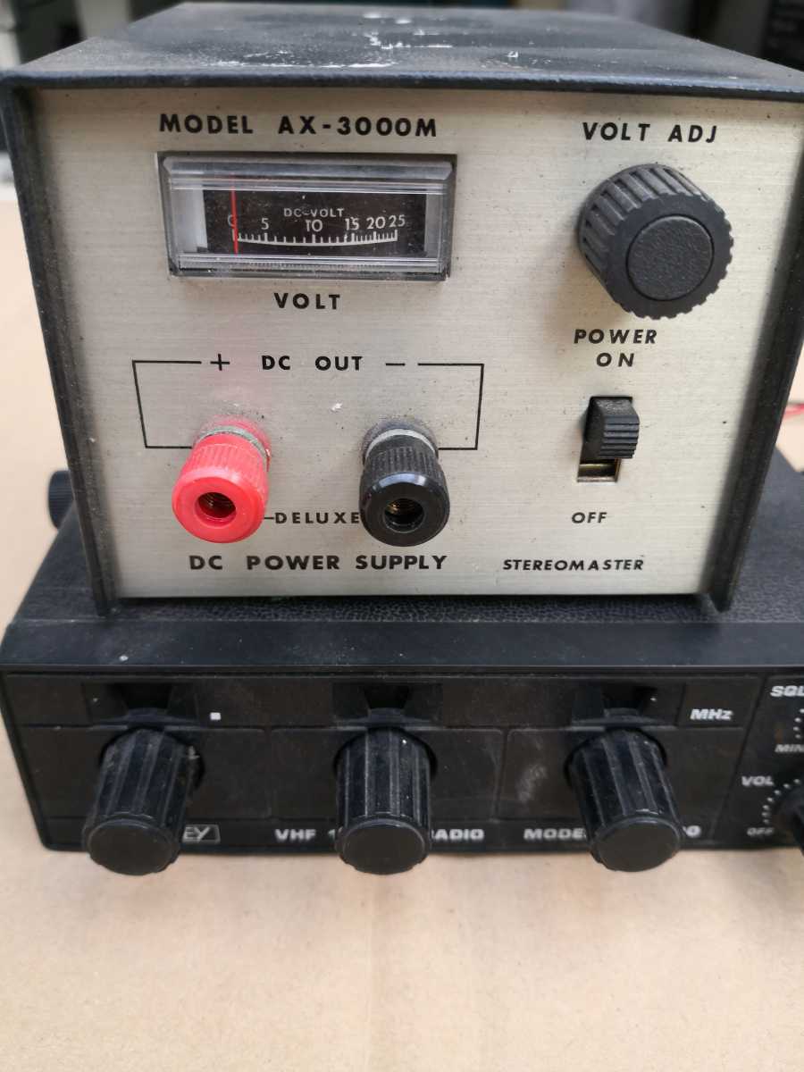 MICKEY VHF 1000 CH RADIO MODEL MK-1100 受信機 STEREO MASTER 安定化電源 AX-3000M 2点セット 30421/3の落札情報詳細 ...