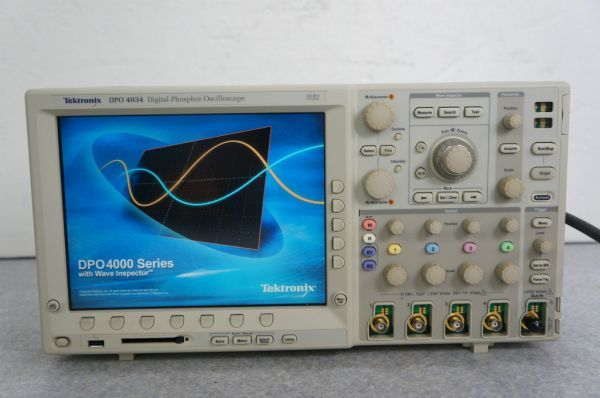 【美品】Tektronix DPO4034 DIGITAL PHOSPHOR OSCILLOSCOPE 350MHz 2.5GS/s デジタル ...