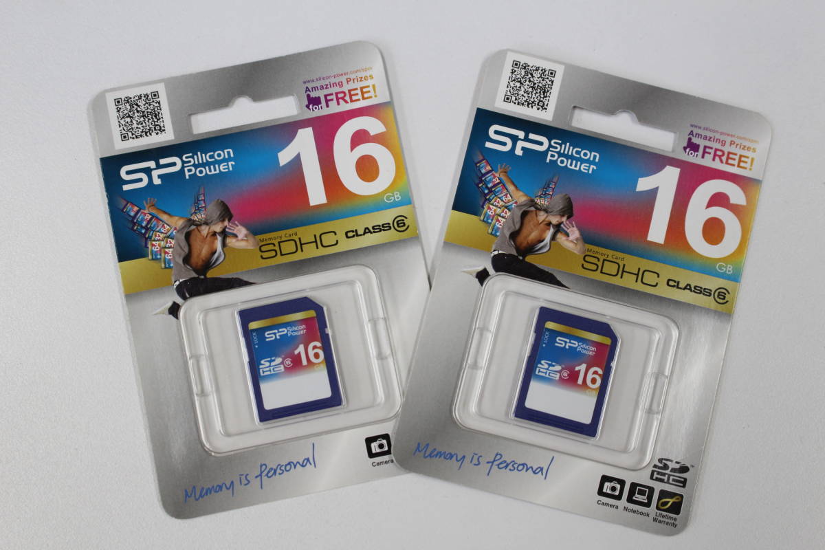 【未使用】新品 即決 シリコンパワー SDHCカード 16GB Class6 2枚の落札情報詳細 - ヤフオク落札価格検索 オークフリー