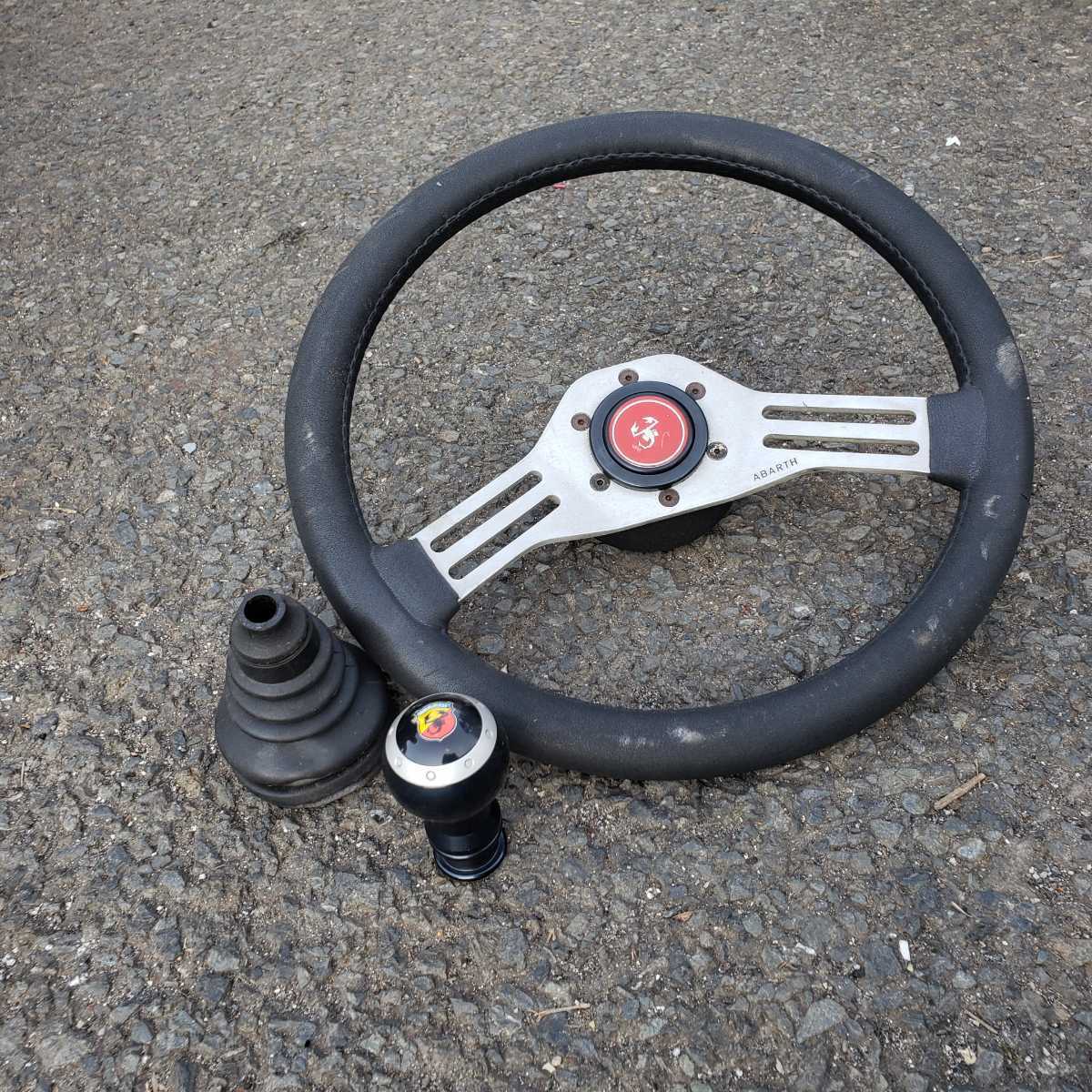 フィアットFIAT アウトビアンキ アバルトABARTH 112AB 純正ステアリングとシフトノブのセット の落札情報詳細 - ヤフオク落札 ...