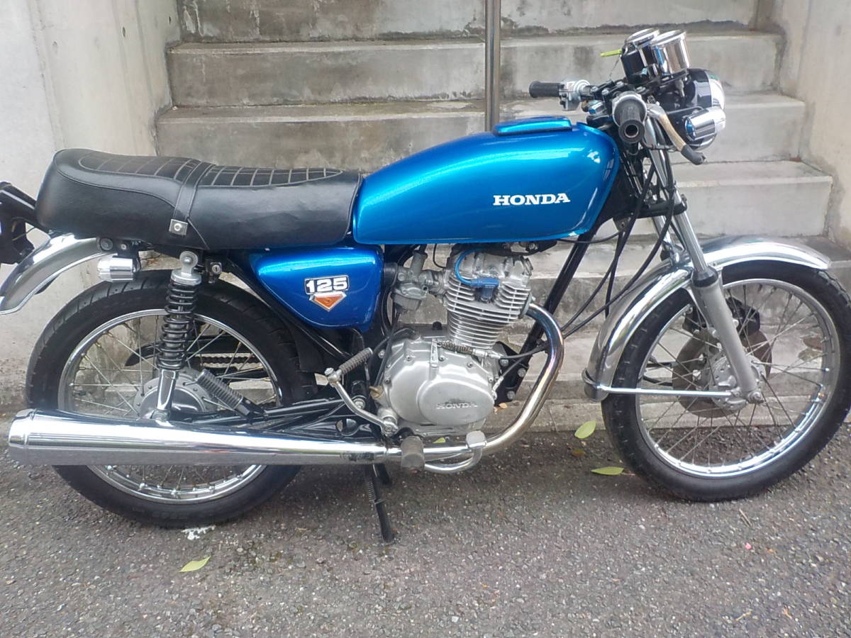 ホンダシングルCB125JX中古レストア6V横浜の落札情報詳細 - ヤフオク落札価格検索 オークフリー